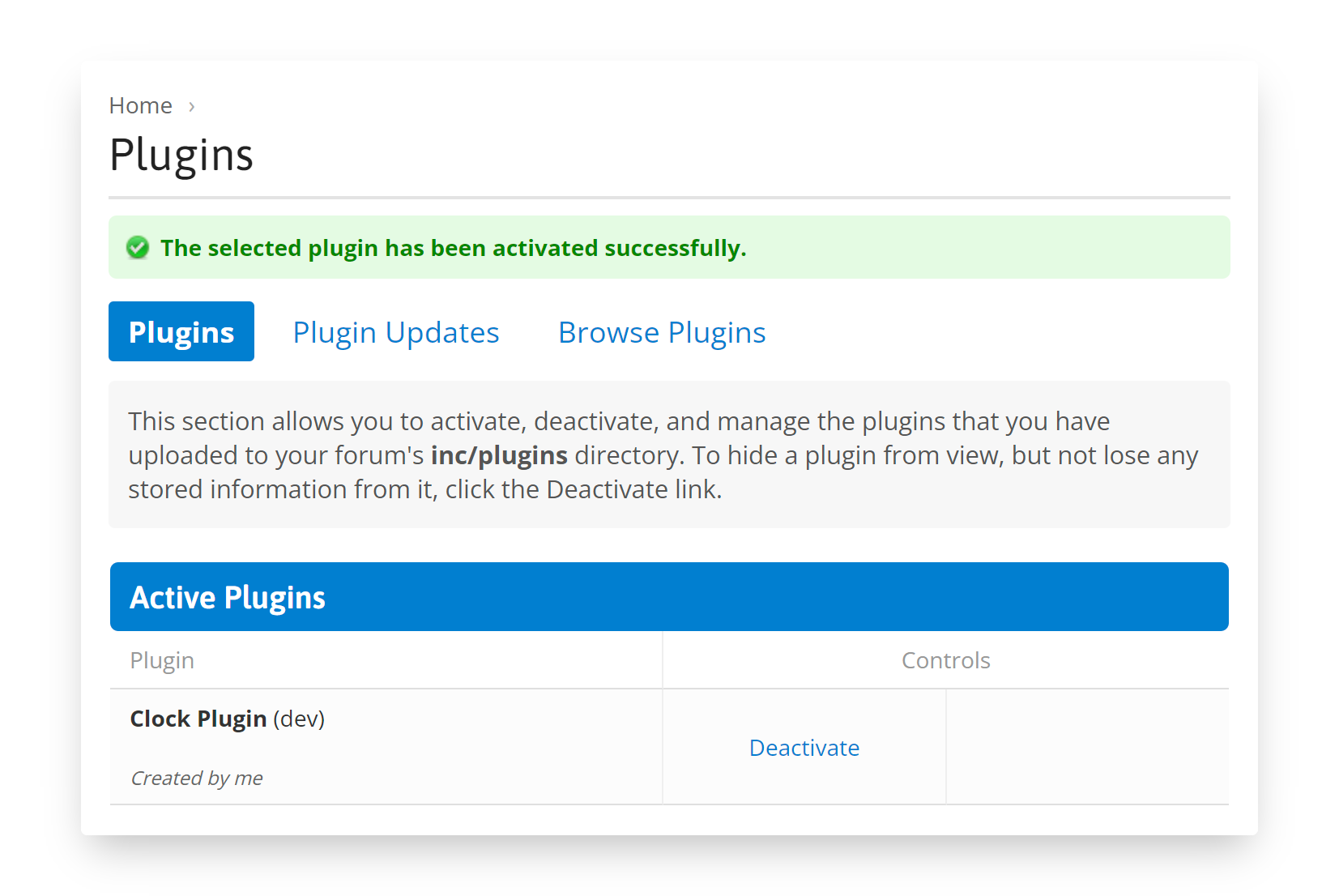 Creating UI Plugins on MyBB 1.9.x
